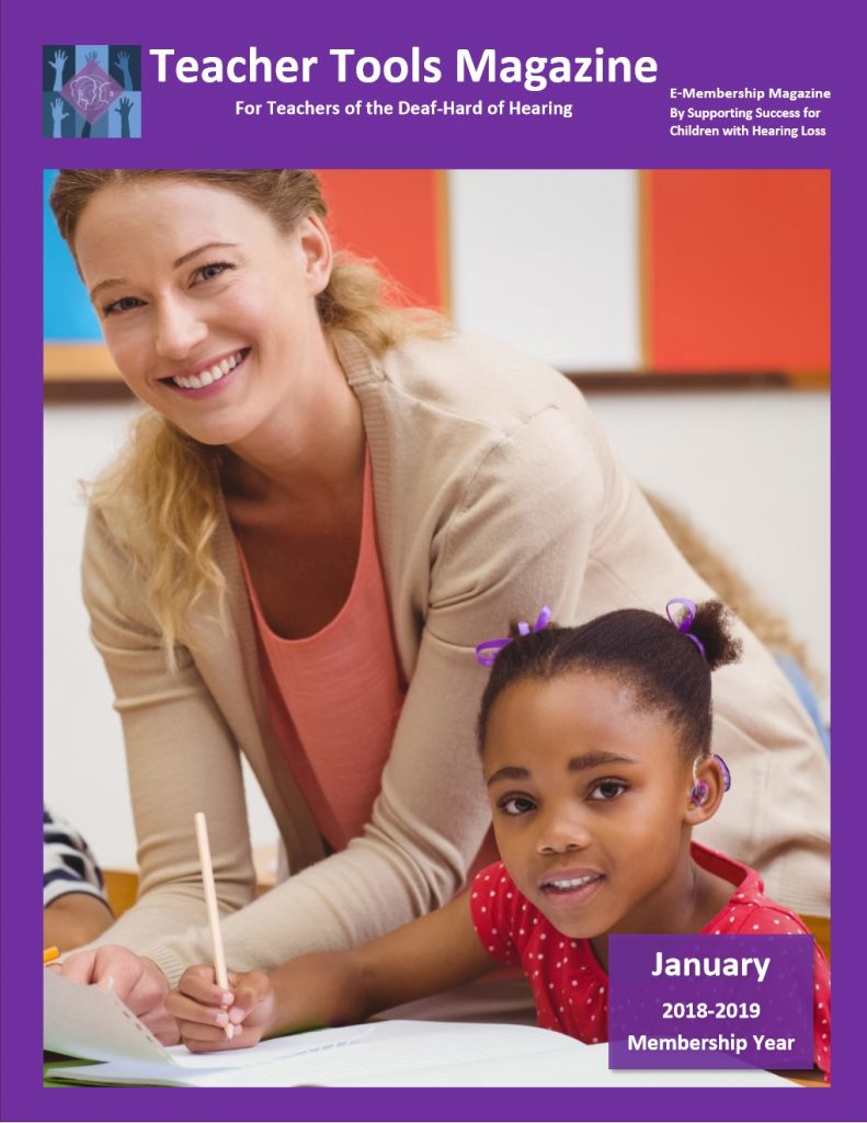 0119 TT Front Cover | Supporting Success For Children With Hearing Loss