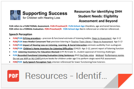 Supporting Success For Children With Hearing Loss | Teacher Tools ...
