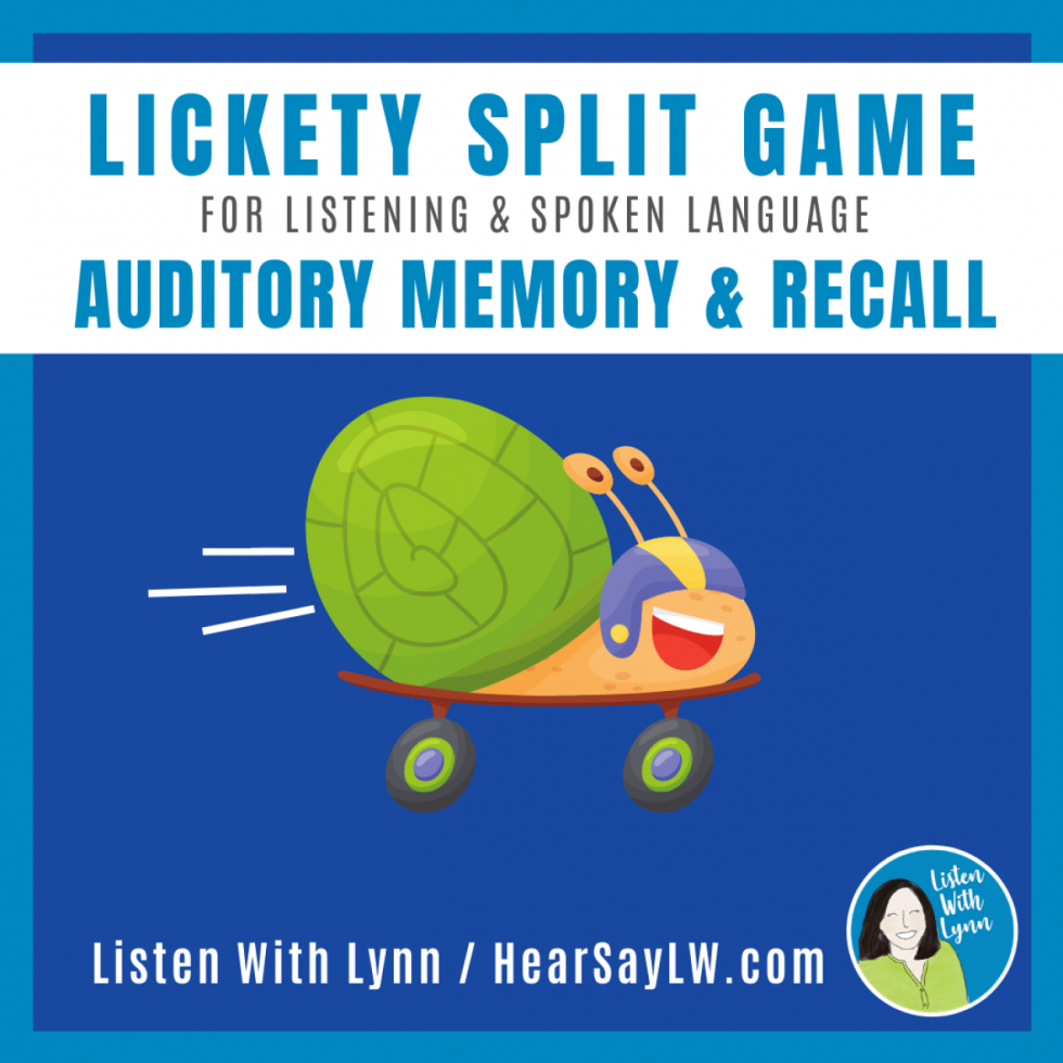 Auditory Memory and Recall Lickety- Split Game | Supporting Success For ...